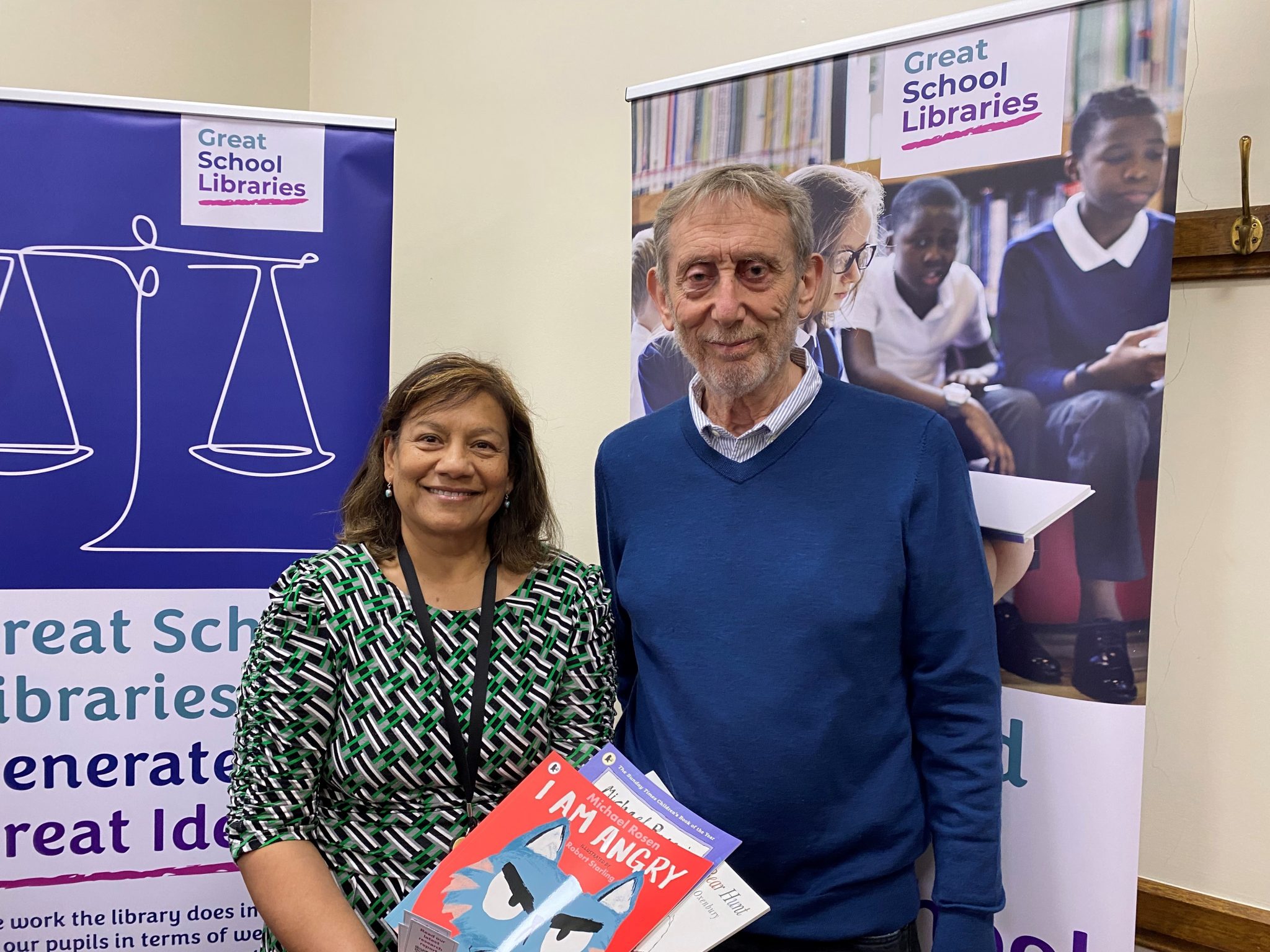 Great School Libraries with Michael Rosen - Valerie Vaz MP