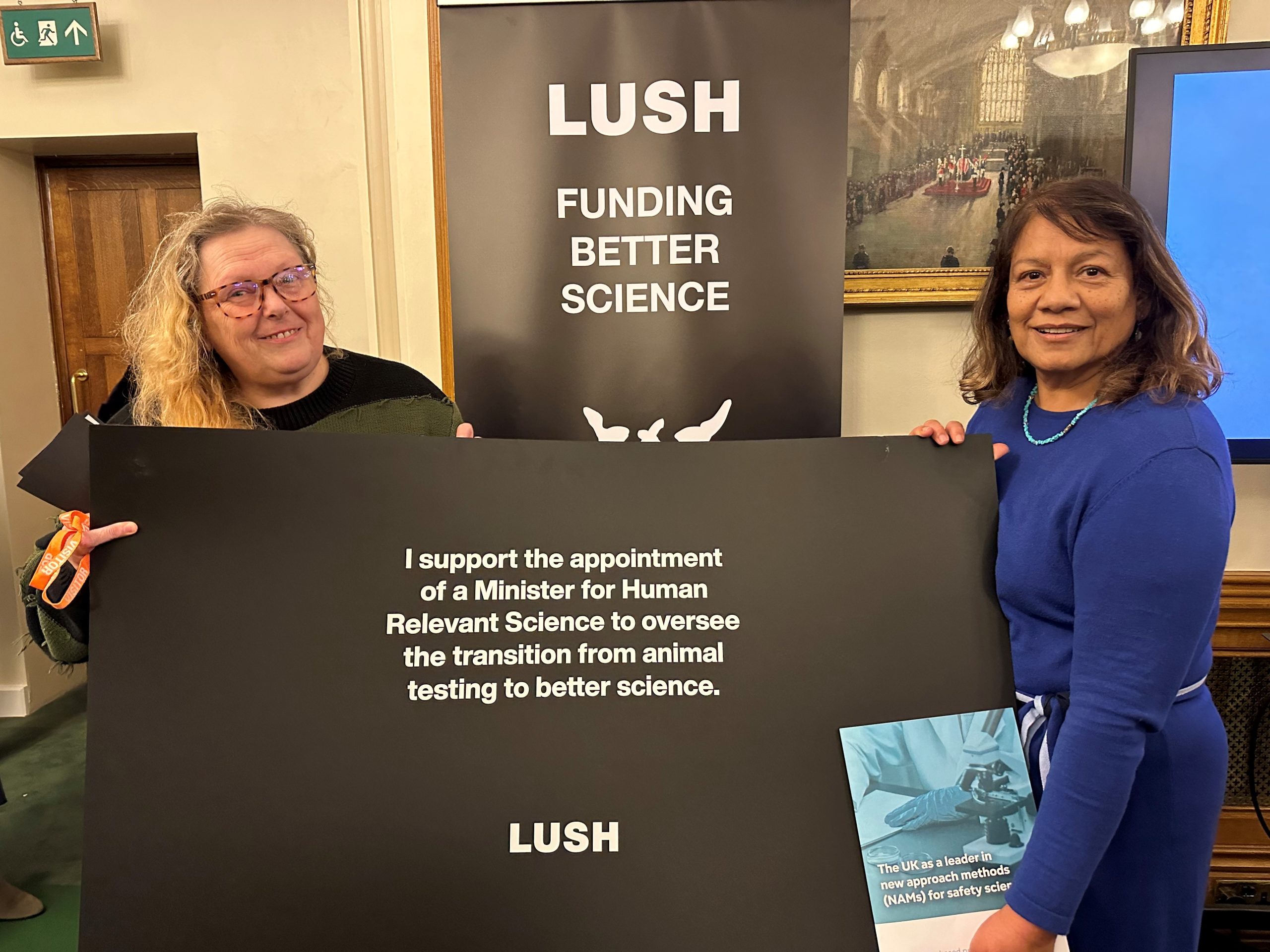Lush Animal Testing Awareness Event - Valerie Vaz MP