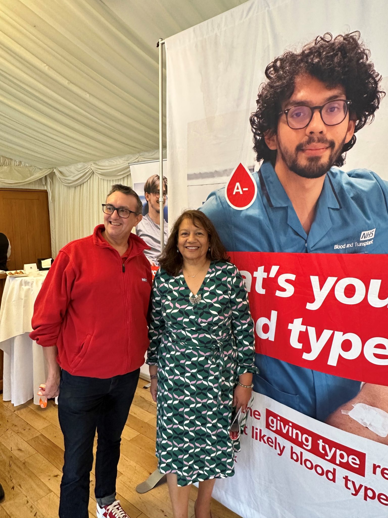NHS Blood Transplant Drop-In - Valerie Vaz MP